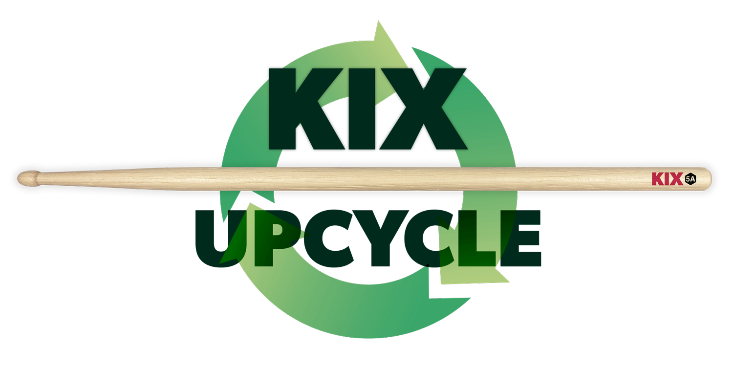 Programme de recyclage KIX Upcycle - KIX drumsticks